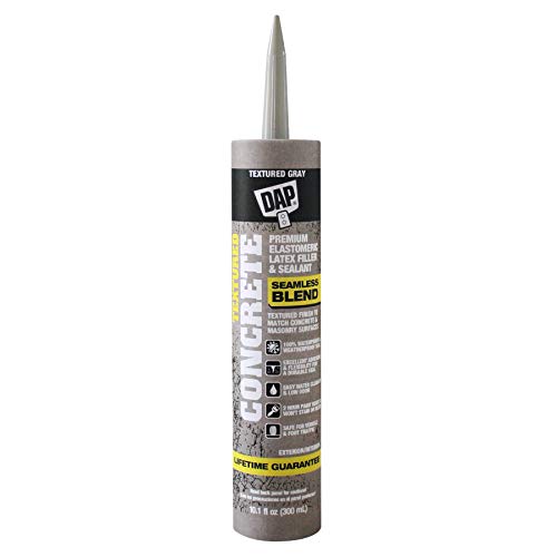 DAP 7079808676 Concrete Filler, Textured Gray, 10 Ounces