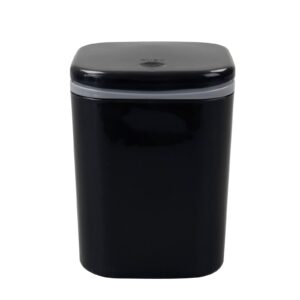 Begale 0.5 Gallon Plastic Mini Garbage Can, Tiny Trash Can with Lid