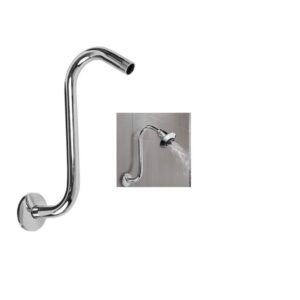 Hemoton 1pc Bend Shower Arm Shower Arm Replacement Shower Extention Stainless Steel Shower Arm Bath Arm