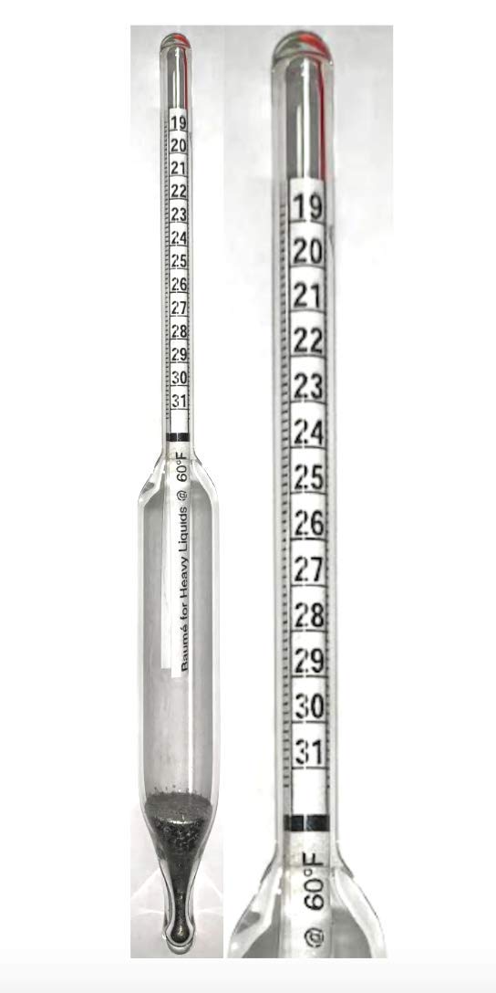 BAUME Heavy Hydrometer (9/21)