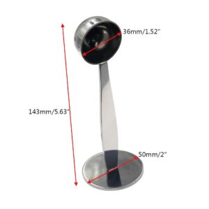 PHITUODA 2-in-1 Coffee Scoop Stainless Steel Measuring and Tamping Coffee Spoon(15ml)-1pc