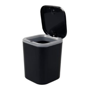 begale 0.5 gallon plastic mini garbage can, tiny trash can with lid