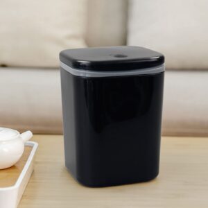 Begale 0.5 Gallon Plastic Mini Garbage Can, Tiny Trash Can with Lid