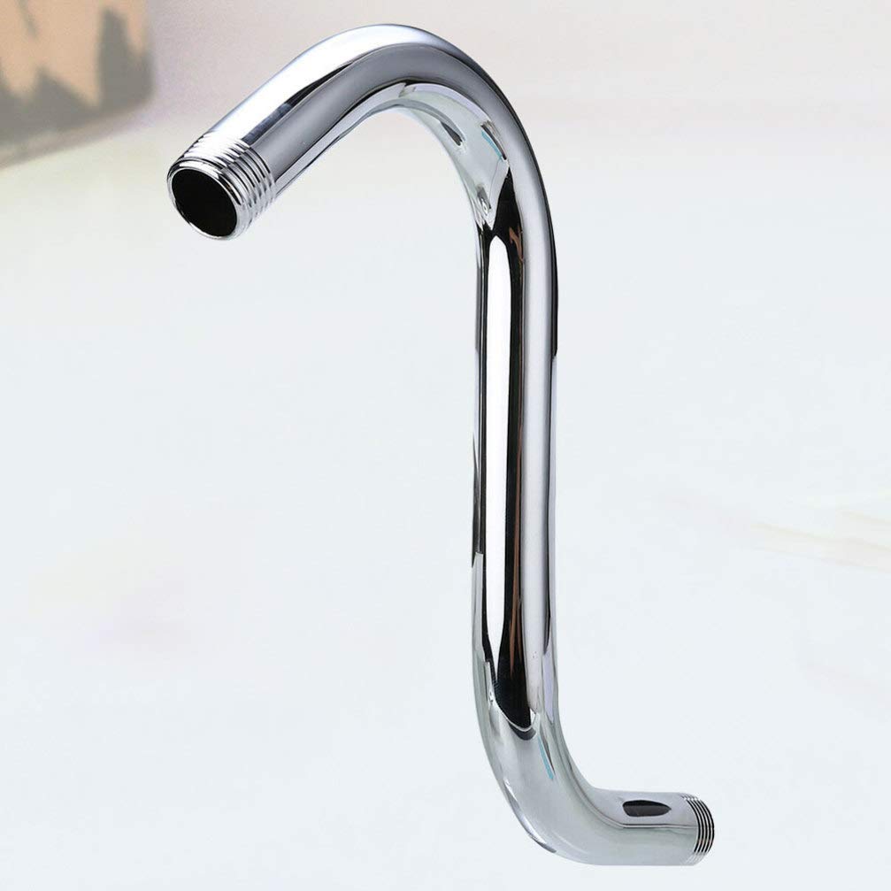 Hemoton 1pc Bend Shower Arm Shower Arm Replacement Shower Extention Stainless Steel Shower Arm Bath Arm