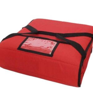 Pizza Delivery Red Bag Thick Insulated - Holds up to Two 16" or 18" Pizzas | Thermal Bags Inc