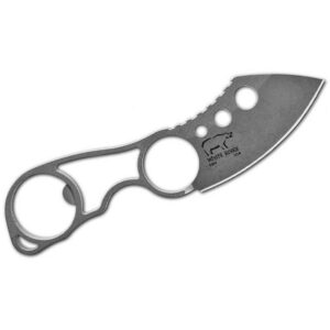 white river knucklehead ii fixed blade 2.875" s30v stonewashed double bevel skeletonized handle knife