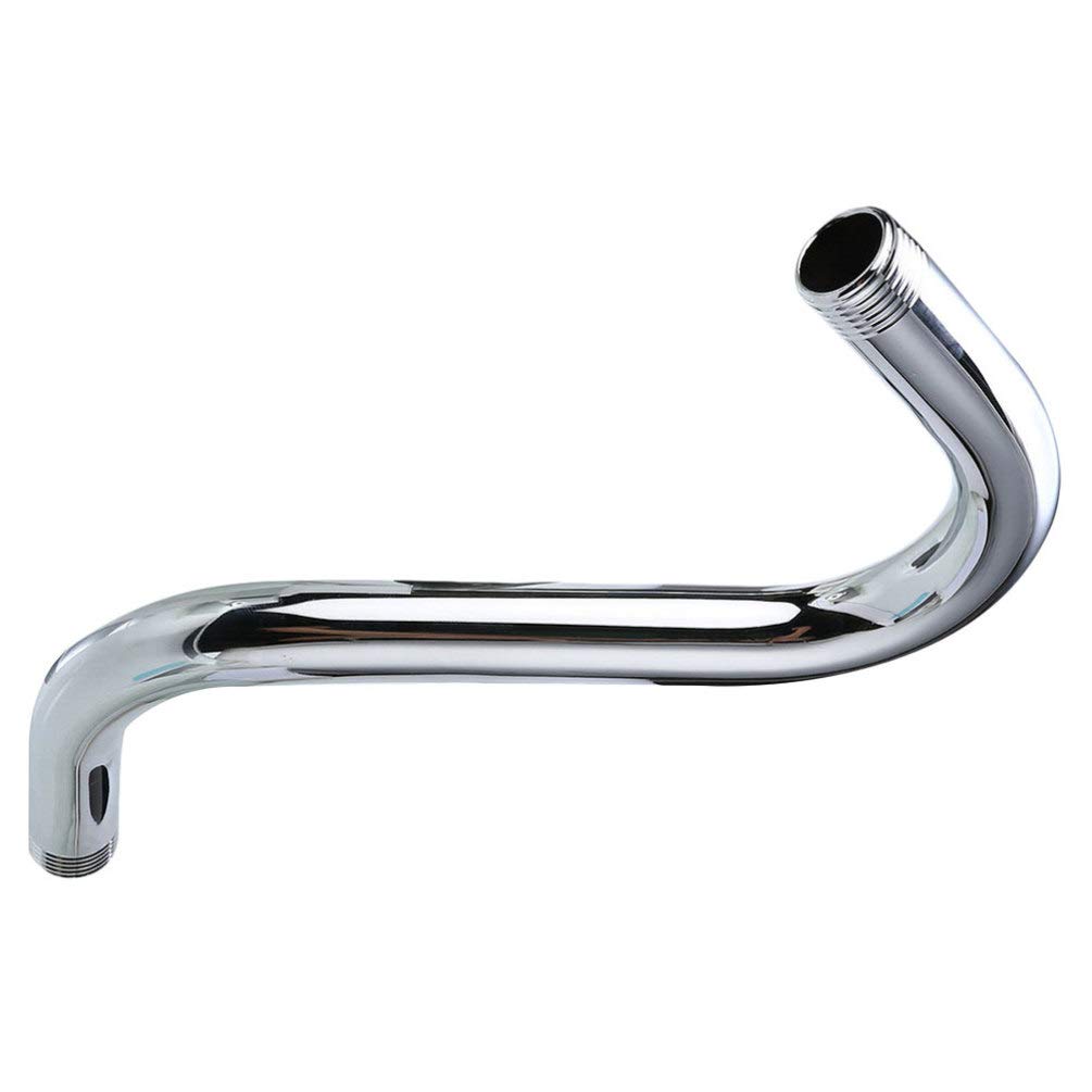 Hemoton 1pc Bend Shower Arm Shower Arm Replacement Shower Extention Stainless Steel Shower Arm Bath Arm