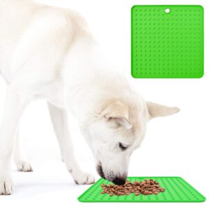 dog lick mat, dog slow feeder, pet calming mat, anxiety relief dog cat training licking mat, perfect for food, yogurt, peanut butter