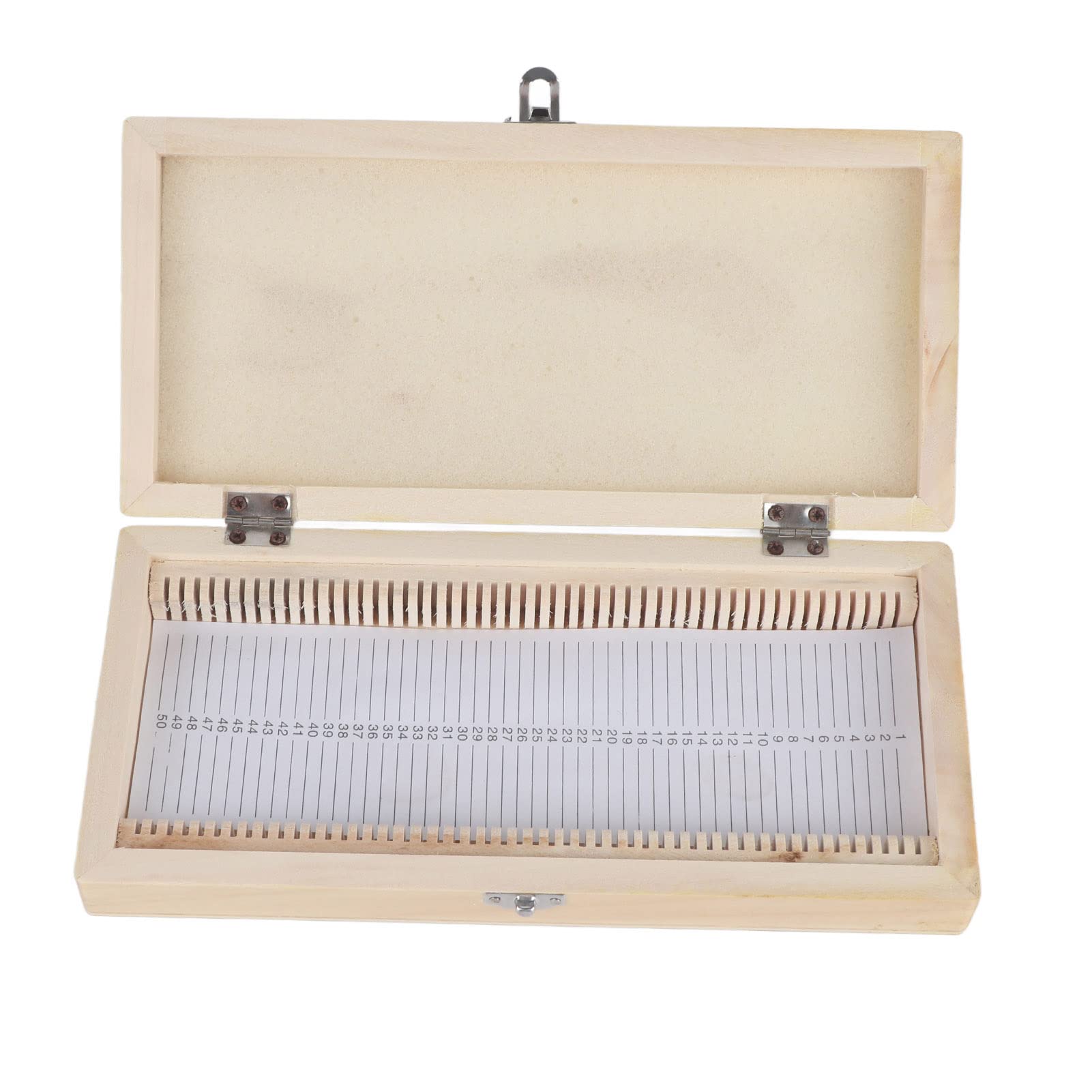 Microscope Slide Box Large-capacity Biological Slide Storage Box Wooden Storage Box for Slice Collection