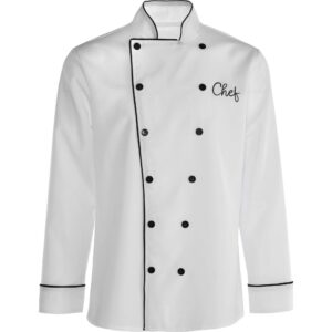 amscan Chef's Uniform Kit | One Size - Pack of 1, White and Black