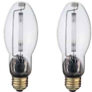 goodbulb 70-watt high pressure sodium hid light bulb | e26 base ed17 ansi code s62 | 2000k warm white color | clear finish | 24000 life hours (pack of 2 bulbs)