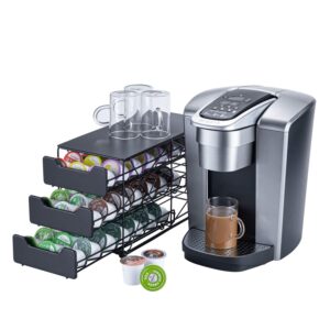 rice rat k cup holders for counter small for keurig k-cup holder for mr coffee for tea (105 pods-5 tiers)