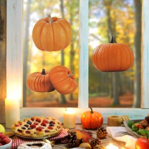 35 Pieces Pumpkin Cutouts Pumpkin Shape Cutouts for Fall Celebrations Halloween Thanksgiving Day Party Supply, 7 Designs