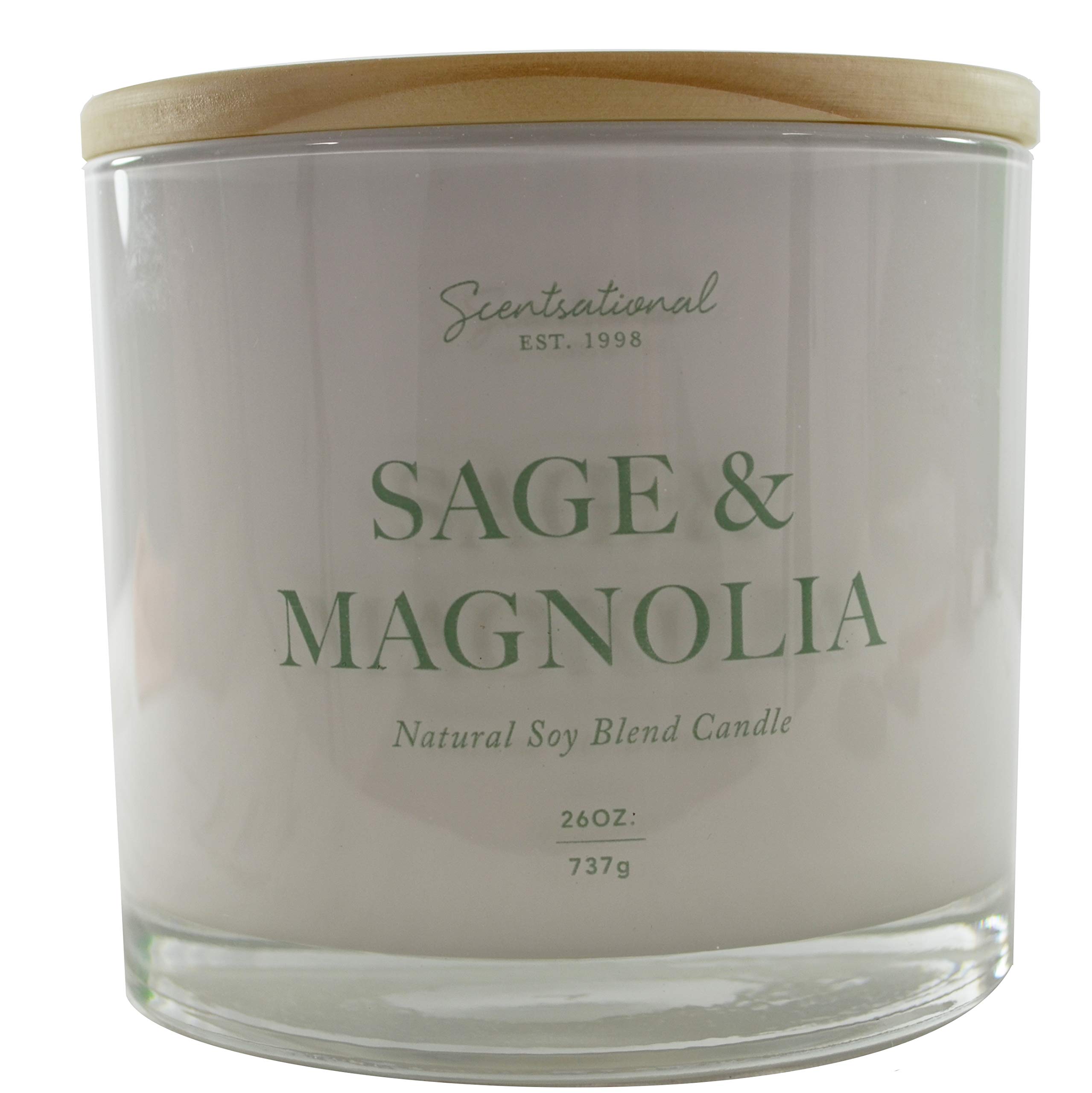 Scentsational - Sage & Magnolia 26 oz. Candle