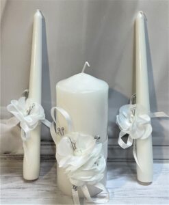 magik life unity candle set for wedding - wedding accessories for reception and ceremony - candle sets – unity candle 6 inch pillar and 2 * 10 inch tapers