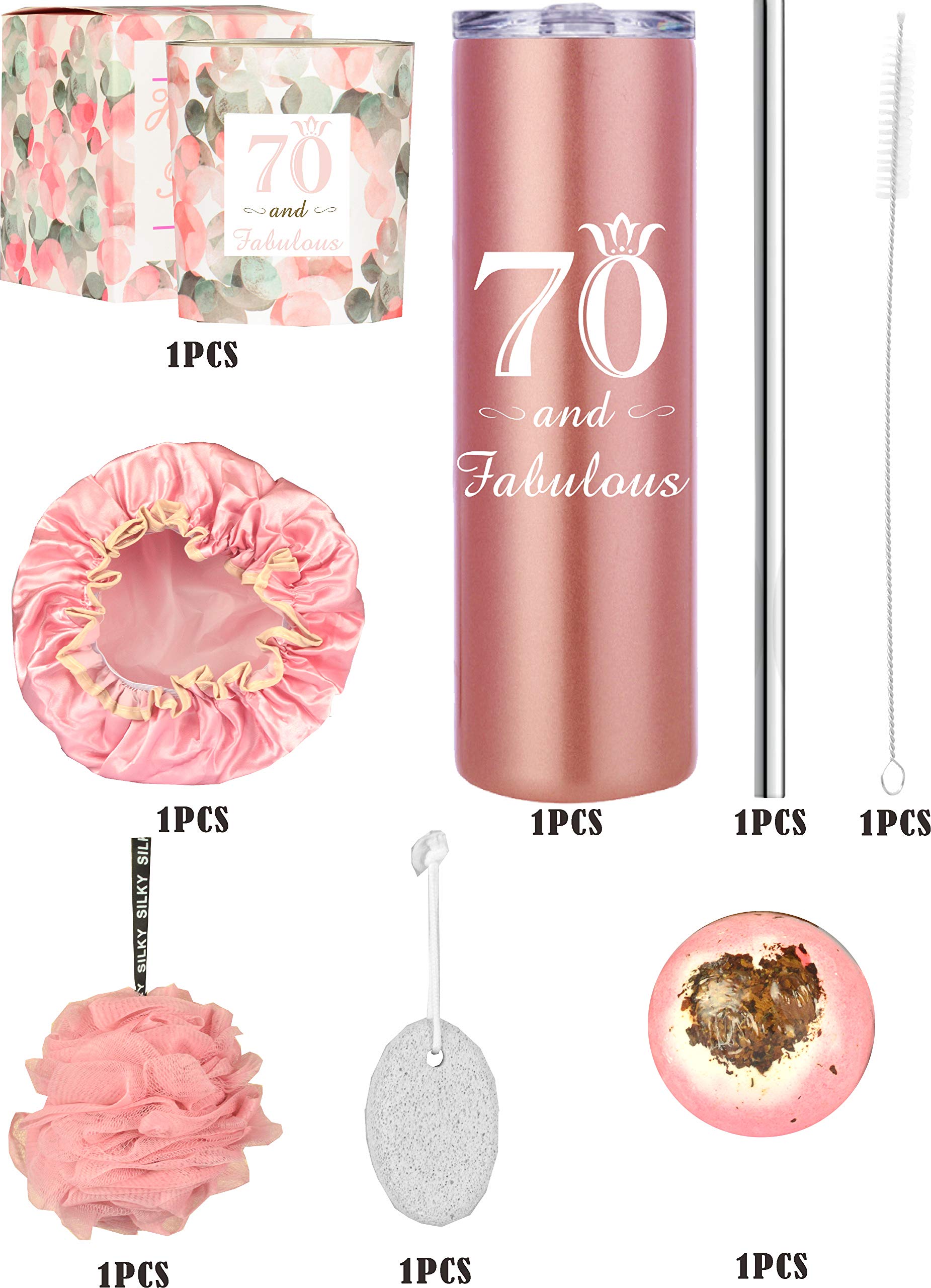 MEANT2TOBE 70th Birthday Gifts for Women, 70 Birthday Gifts, Gifts for 70th Birthday Women, 70th Birthday Decorations, Happy 70th Birthday Gift, 70th Birthday Tumblers, 70th Birthday Party Supplies