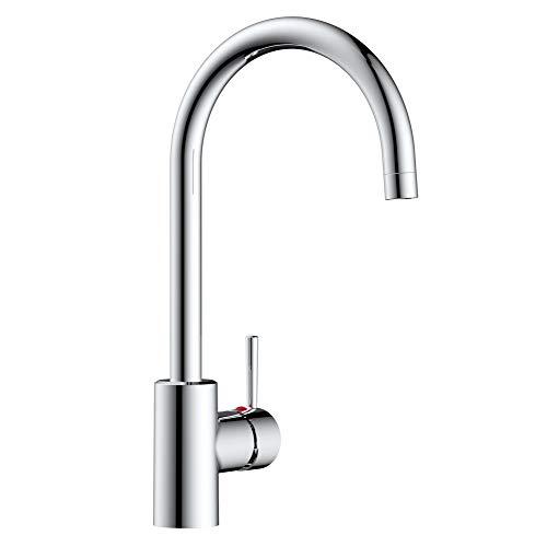 Design House 595660 Eastport II Single-Handle Kitchen Faucet in Polished Chrome, 15.5-inch