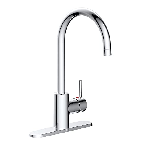 Design House 595660 Eastport II Single-Handle Kitchen Faucet in Polished Chrome, 15.5-inch