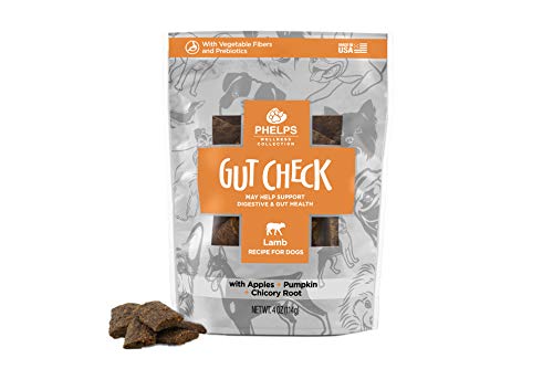 Phelps Wellness Collection Gut Check Digestive & Gut Health Lamb Recipe Dog Treats 4.5 oz