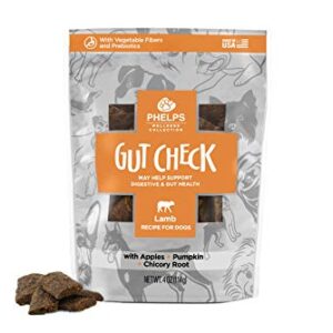 Phelps Wellness Collection Gut Check Digestive & Gut Health Lamb Recipe Dog Treats 2 Pack 4.5 oz