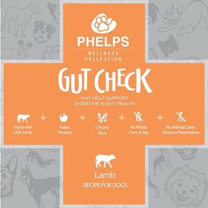 Phelps Wellness Collection Gut Check Digestive & Gut Health Lamb Recipe Dog Treats 4.5 oz