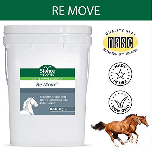 Stance Equitec Re Move - Horse Supplements That Support The Body's Normal Process to Remove Ingested Toxins, Contains Probiotics - 1.8 lb