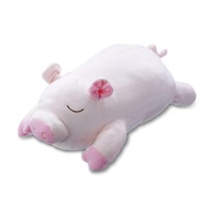 go! games, snoozimals 20in piggy plush