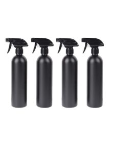 pepaxon plastic spray bottle for hair plant mister spray bottle cleaning spray bottle 500ml black pack of 2 17oz (2)