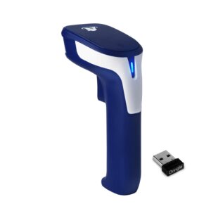 scanavenger 1d and 2d portable wireless bluetooth barcode scanner: 3-in-1 - cordless, rechargeable scan gun for inventory management - wireless, handheld, usb bar code/qr code reader - hand scanner