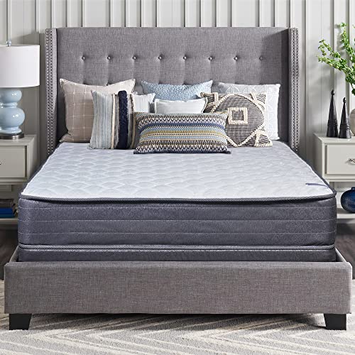 Nutan 8-Inch Gentle Firm Supportive Yet Remarkebly Comfortable Innerspring Mattress and 8" Wood Box Spring/Foundation Set, Full