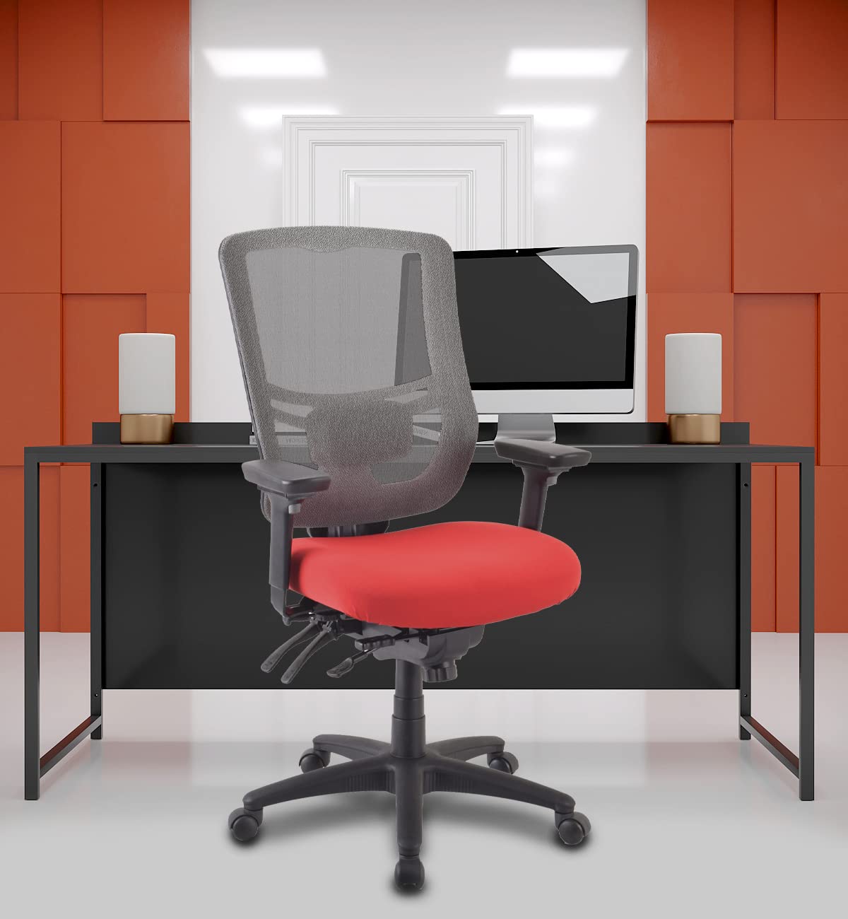 Tempur-Pedic Adjustable Task Chair, Red