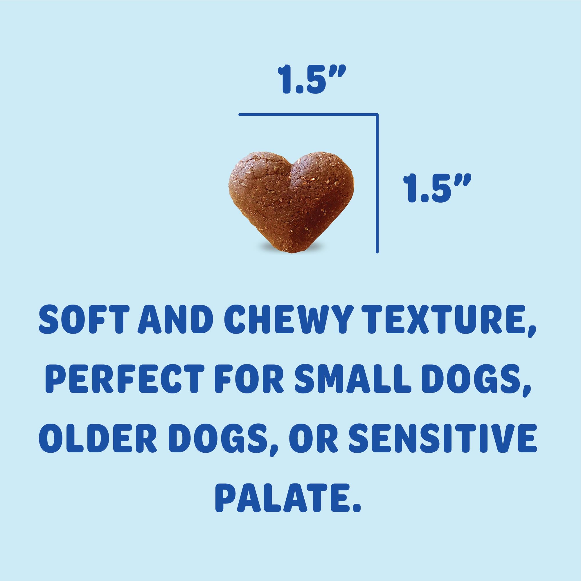 Shameless Pets Soft-Baked Dog Treats, Bananas for Bacon - Natural & Healthy Dog Chews for Skin & Coat Support with Omega 3 & 6 - Dog Biscuits Baked & Made in USA, Free from Grain, Corn & Soy - 1-Pack