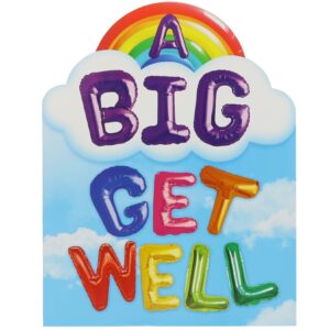 Iconikal Jumbo Greeting Card With Envelope, A Big Get Well, 11 x 14-Inch