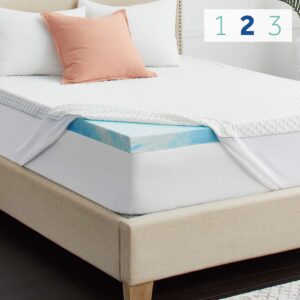 Sealy 3-in-1 Cool Comfort Full Mattress Topper and Pillow Set