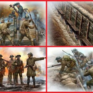 Masterbox Bundle LOT of Hand-to-Hand Fight in The Trench 4 Plastic Kits 1/35 MB