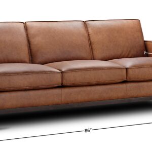 Pimlico 100% Top Grain Leather Sofa