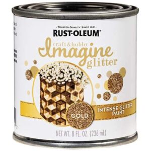 Rust-Oleum Glitter Paint Gold 8OZ