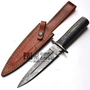 PAL 2000 KNIVES DAM-9825 Custom Handmade Damascus Steel 12 Inches Hunting Dagger Knife