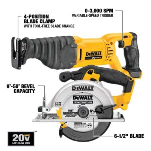 Dewalt DCK1020D2R 20V MAX Lithium-Ion Cordless 10-Tool Combo Kit (2 Ah) (Renewed)