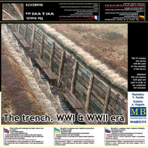 Master Box 35174 - The Trench. WWI & WWII era 1/35 Scale