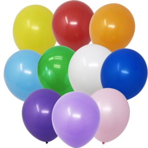 allgala 100 count 9 inch helium grade premium latex balloons for birthday feliz cumpleaños baby shower engagement party wedding decorations-assorted-bl52100