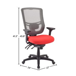 Tempur-Pedic Adjustable Task Chair, Red