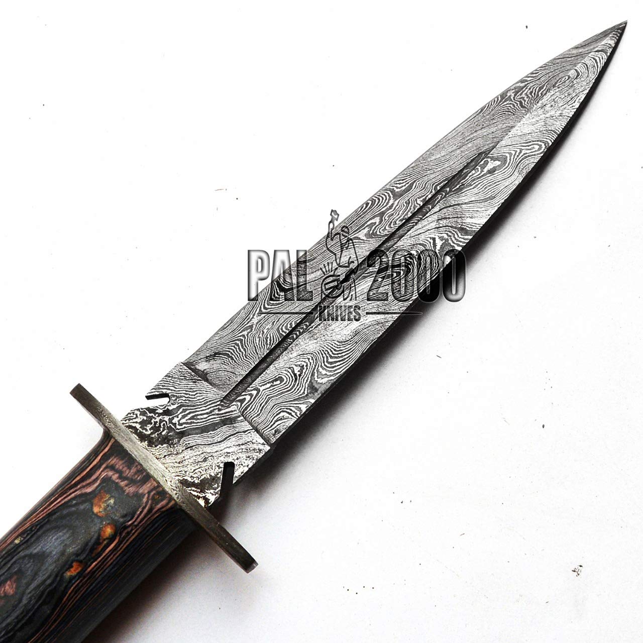 PAL 2000 KNIVES DAM-9825 Custom Handmade Damascus Steel 12 Inches Hunting Dagger Knife