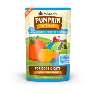 weruva pumpkin patch up! pumpkin pouches for dogs & cats