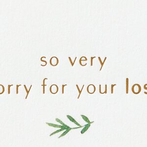 Papyrus Sympathy Card (So Very Sorry)