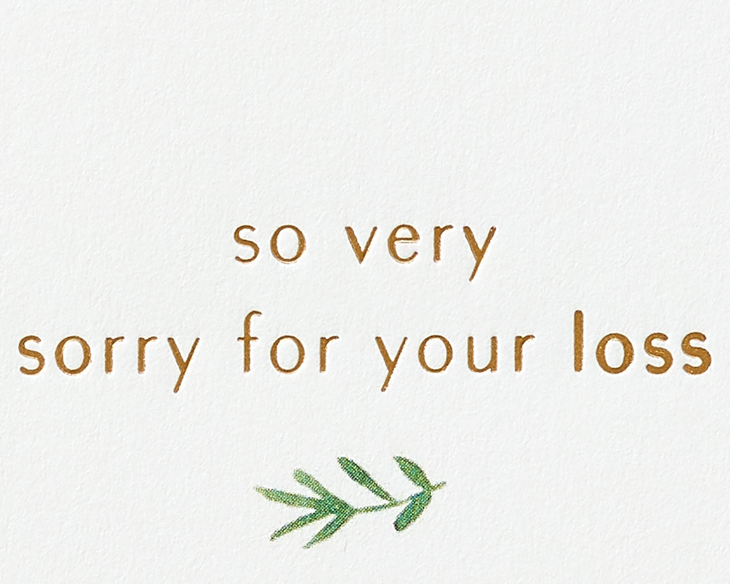 Papyrus Sympathy Card (So Very Sorry)