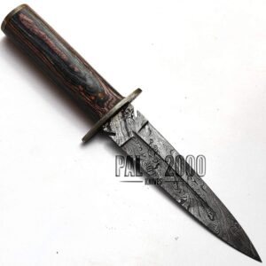 PAL 2000 KNIVES DAM-9825 Custom Handmade Damascus Steel 12 Inches Hunting Dagger Knife