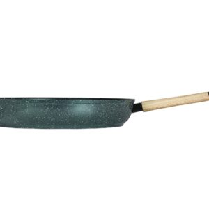 Art of Cooking 12" Granite Nonstick Frying Pan Omelet Skillet Cookware (Induction Compatible) (Forest Green)