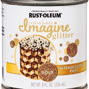 Rust-Oleum Glitter Paint Gold 8OZ