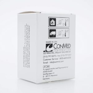 Conmed Electrolase Hyfrecator Electrodes, Blunt, Disposable Hyfrecator Tips, Non-Sterile, Case of 100, 7-101-12BX